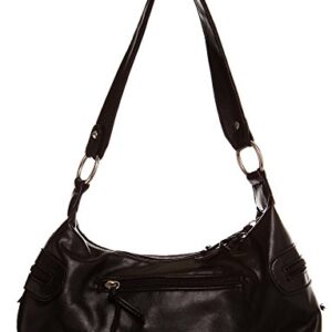 G Studded Hobo Shoulder Handbag by Handbags For All