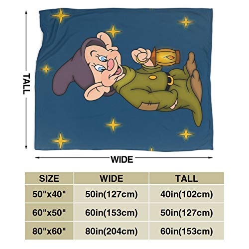 Eppedtul Dopey Lantern Ultra-Soft Micro Fleece Blanket Couch 50"" x40