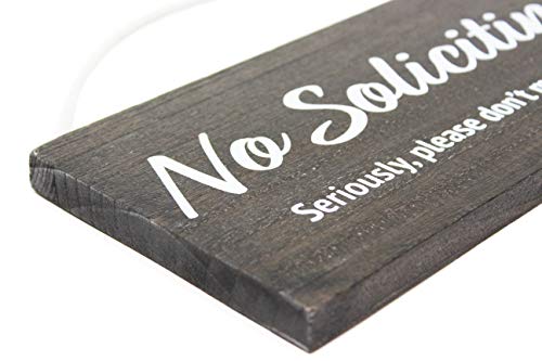 No Soliciting Sign for House Funny - No Soliciting Sign For Door - Seriously, Please Don't Make It Weird