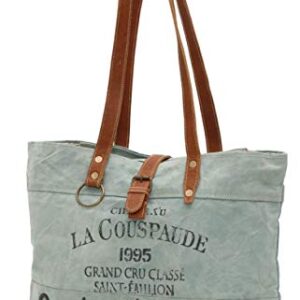 Myra Bags La Couspaude Upcycled Canvas Tote Bag M-0814