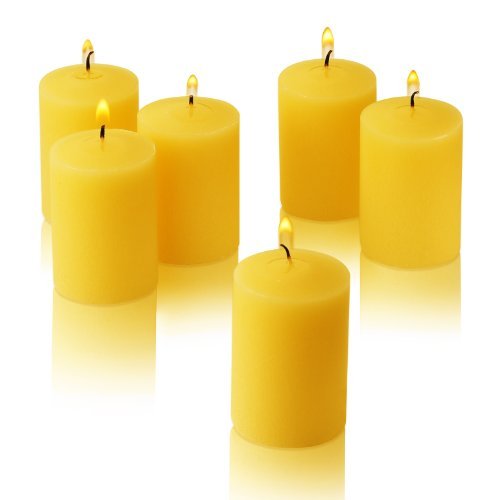 Citronella Votive Candles 15 Hour Burn Time - Pack of 36 - Made from High Scented Citronella for Outdoor/Indoor - Made in USA