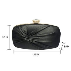 Tarpul Evening Clutch Bags For Women Wedding Purse Valentine day gift With Shiny Rhinestones 4 In 1 Style