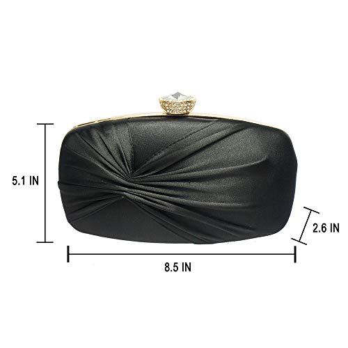 Tarpul Evening Clutch Bags For Women Wedding Purse Valentine day gift With Shiny Rhinestones 4 In 1 Style