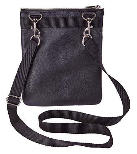 Harley-Davidson Women's Leather Cross-Body Crossbody Sling Purse - Black