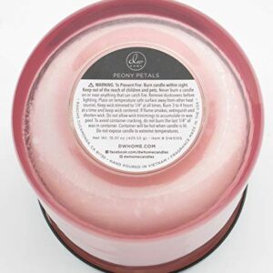 DW Home Large Double Wick Candle, Peony Petals