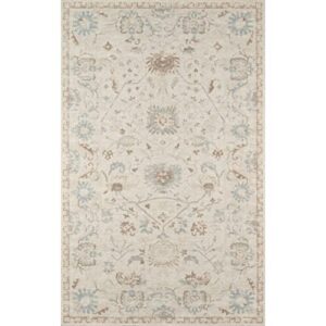 momeni anatolia wool and nylon area rug, 2′ x 3′ beige