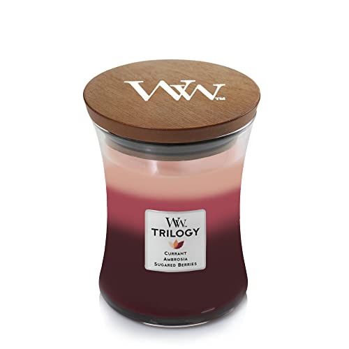 WoodWick Fruit Temptation Medium Hourglass Trilogy Candle, 9.7 oz.