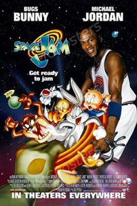 mcposters space jam michael jordan bugs bunny glossy finish movie poster – mcp458 (24″ x 36″ (61cm x 91.5cm))