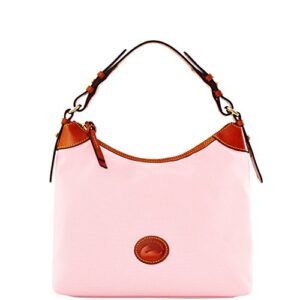 dooney & bourke large nylon erica hobo shoulder handbag light pink