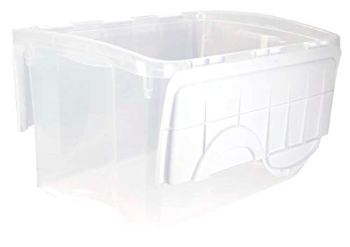 Sterilite 19148006 48QT Hinged Lid StorBox, Black