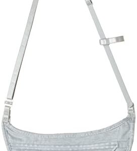 Travelon Women's Ladies Undergarment Crossbody Pouch, Gray, 7 x 4.25 x .1