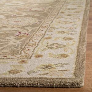 SAFAVIEH Anatolia Collection 8' x 10' Tan / Ivory AN522B Handmade Traditional Oriental Premium Wool Area Rug