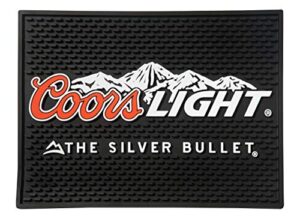 coors light the silver bullet bar mat professional spill mat wait station drip mat 12×9 coaster