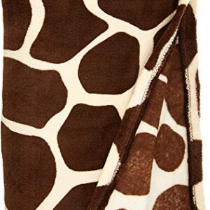 Home Must Haves Ultra Soft Micro Plush Warm Cozy Premium Flannel Bed Sofa Couch Picnic Blanket (Queen 80"x80", Giraffe Skin Print)