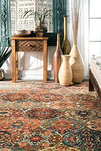 nuLOOM Gladis Trellis Area Rug, 5' x 7' 5", Rust