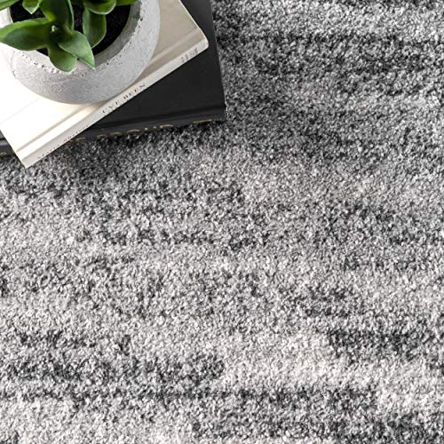 nuLOOM Contemporary Sherill Wind Area Rug, 8' 2" x 11' 6", Grey