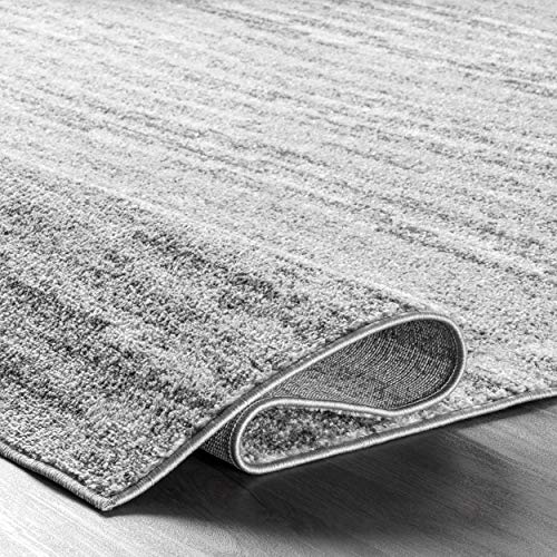 nuLOOM Contemporary Sherill Wind Area Rug, 8' 2" x 11' 6", Grey