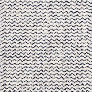 nuLOOM Cuellar Chevron Shag Area Rug, 5' x 8', Navy