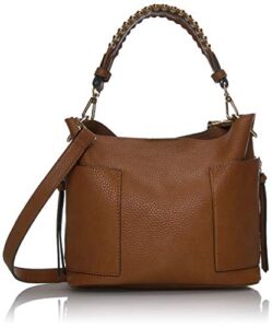 steve madden womens bsammy hobo bag, cognac, one size us