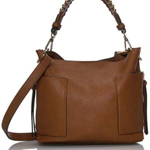 Steve Madden womens Bsammy Hobo Bag, Cognac, One Size US