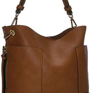 Steve Madden womens Bsammy Hobo Bag, Cognac, One Size US