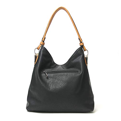 Janin Handbag Bucket Style Hobo Shoulder Bag with Extra Longer Strap