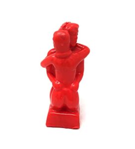 vrinda ® decorative candle erotic couple red