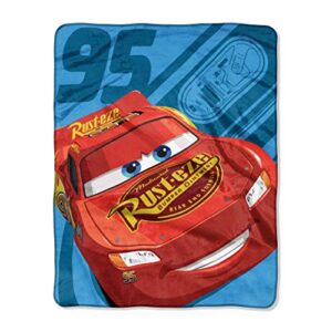 cars lightning mcqueen fleece throw blanket 40″ x 50″