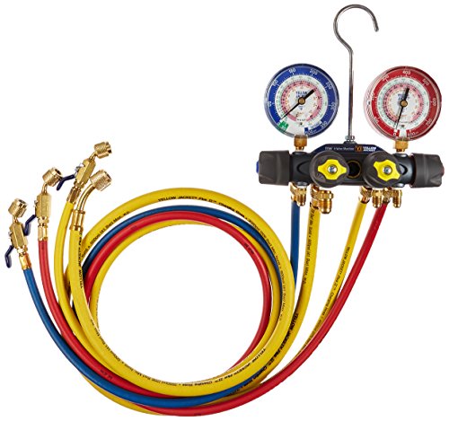 Yellow Jacket 49968 Charging Manifold,,Red/Blue