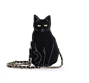 womens cat crossbody purse bags animal cat chic clutch shoulder bags