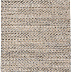 SAFAVIEH Cape Cod Collection 5' x 8' Blue / Natural CAP305M Handmade Coastal Braided Jute Area Rug