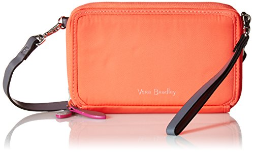 Vera Bradley Women's Midtown All in One Crossbody Purse With RFID Protection, Coral Reef, One Size