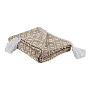 dii stone diamond lattice throw, 50×60