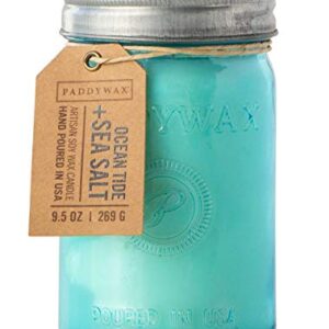 Paddywax Relish Artisan Hand-Poured Scented Candle, 9.5-Ounce, Ocean Tide + Sea Salt