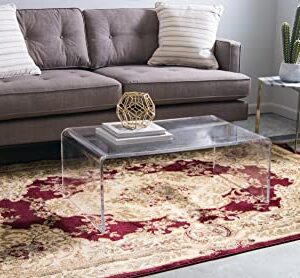 Unique Loom Versailles Collection Traditional Classic Medallion Motif Area Rug (3' 3 x 5' 3 Rectangular, Burgundy/ Ivory)