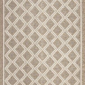 SAFAVIEH Vermont Collection 4' x 6' Beige/Ivory VRM212B Handmade Premium Wool & Cotton Area Rug