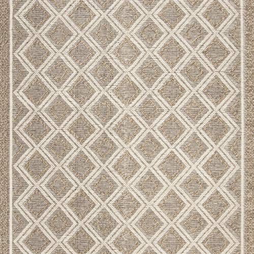 SAFAVIEH Vermont Collection 4' x 6' Beige/Ivory VRM212B Handmade Premium Wool & Cotton Area Rug