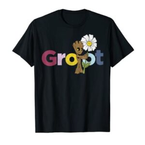 Marvel Guardians Of The Galaxy Groot Flower T-Shirt