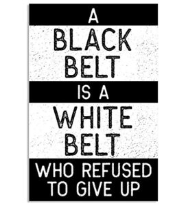 damdekoli black belt poster – 11×17 inches – v1