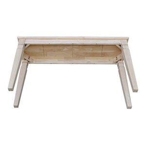 International Concepts Java Console or Sofa Table Unfinished