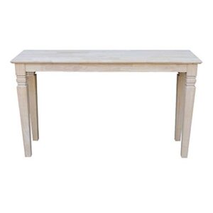 International Concepts Java Console or Sofa Table Unfinished