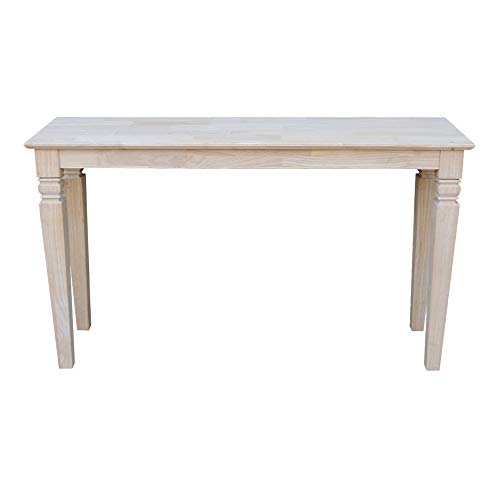 International Concepts Java Console or Sofa Table Unfinished