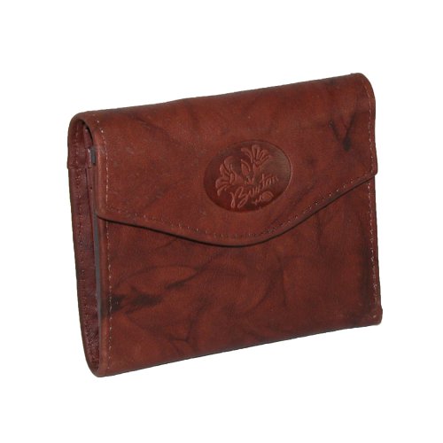 Buxton womens Heiress Pik-me-up? Mini-trifold wallets, Mahogany, One Size US