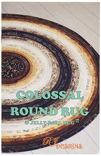 RJ Designs Jelly Roll Rug Colossal RdPtrn 9.75 x 6 x 0.06