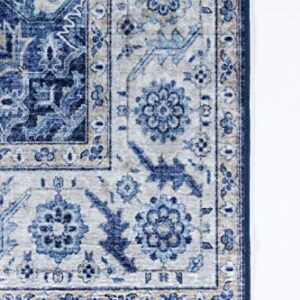 Momeni Karachi Area Rug, 3'6" X 5'6", Blue