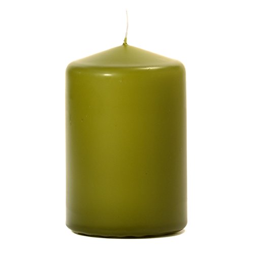 MONTGOMERY INDUSTRIES Sage Pillar Candles 3" x 4" (2 Pack)