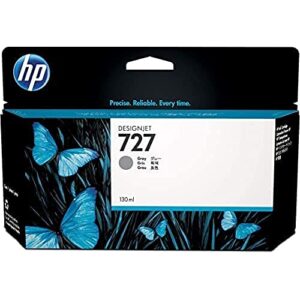 hp hewb3p24a 727 ink cartridge, gray standard yield,grey