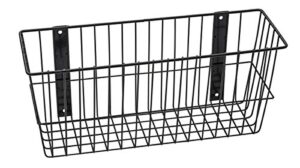 rack em racks 9088-b universal wire basket44; black – 18 x 6 x 8 in.