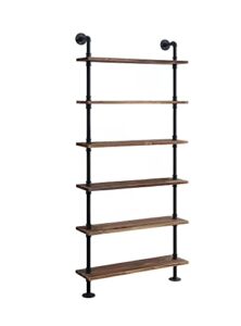 4d concepts anacortes shelfs, black pipe/brown shelves