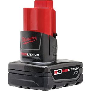 milwaukee m12 xc high capacity 3.0 ah redlithium battery (48-11-2402)